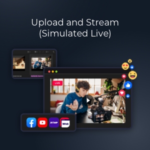 Live Stream Pre-Recorded Videos With Upload & Stream - YoloCast