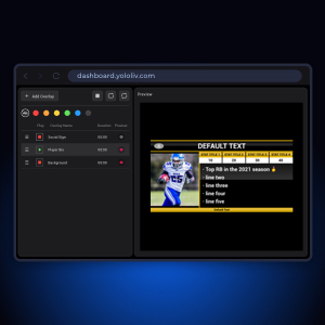 YoloLiv Overlay Lab: TV-Quality Graphics Made Easy.